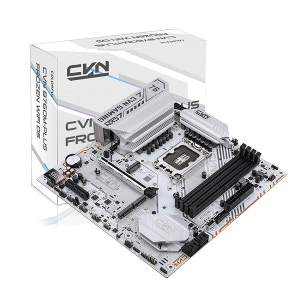 Mainboard Colorful CVN B760M FROZEN WIFI PLUS DDR5 V20 | Tin Học Hùng Phát