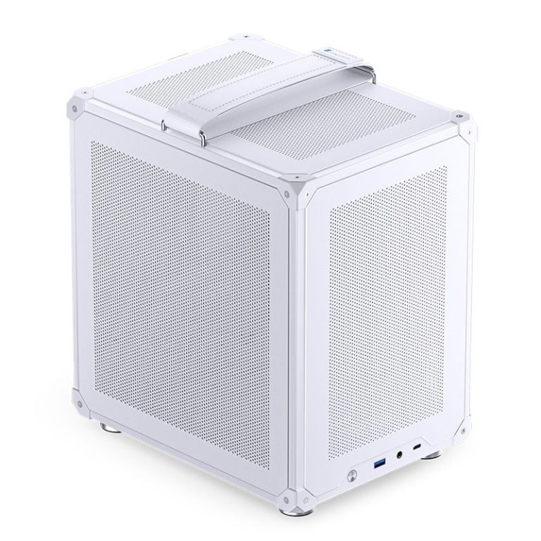 Thùng máy Jonsbo C6 Mini-ITX - White | Có tay cầm | Tin Học Hùng Phát
